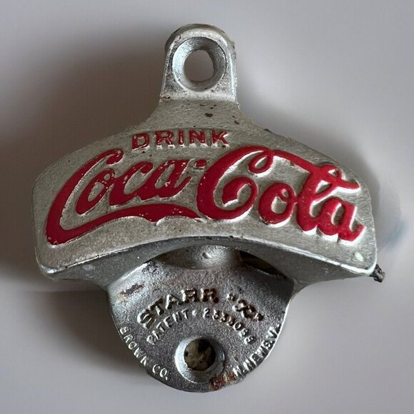 Coca Cola | Kitchen | Vintage Cocacola Wall Mount Bottle Cap Opener ...